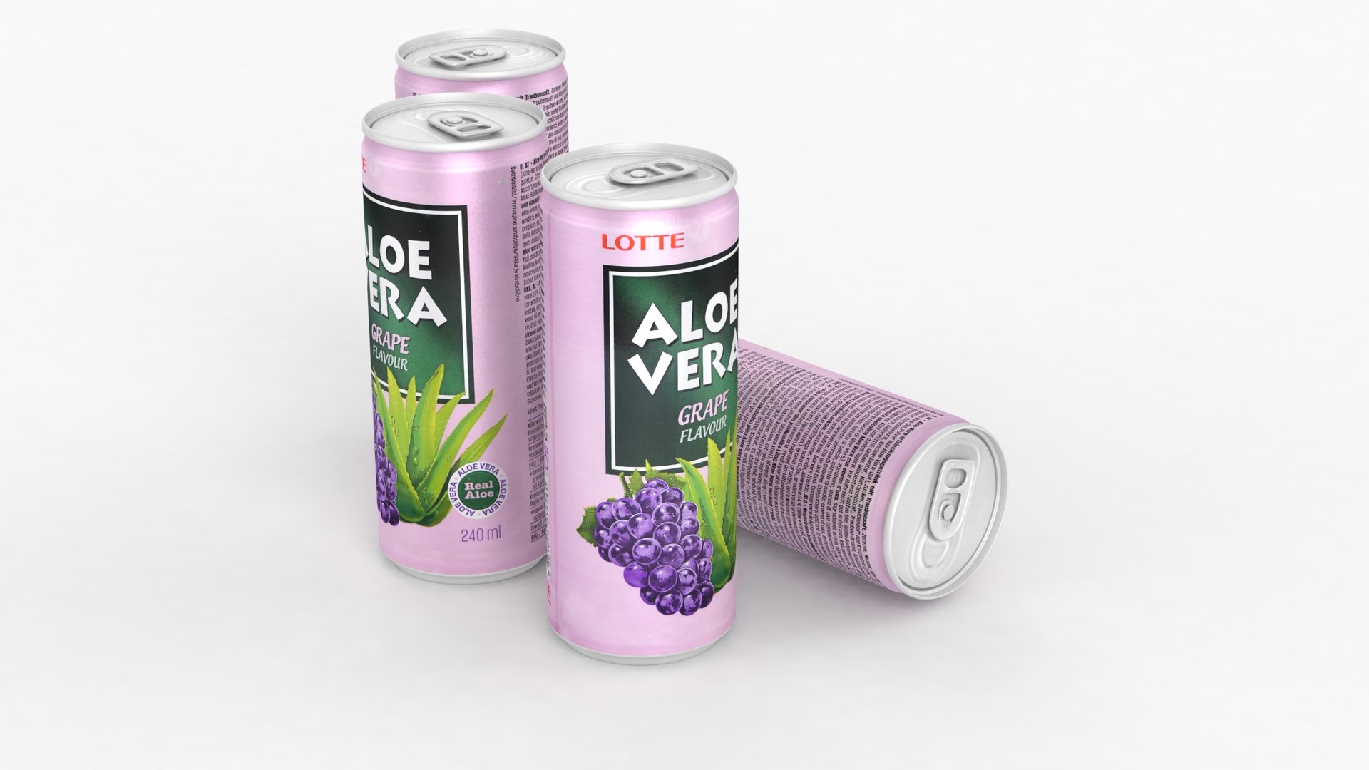 Beverage Can Lotte Aloe Vera Grape Flavour 240ml 2024 3D - TurboSquid ...