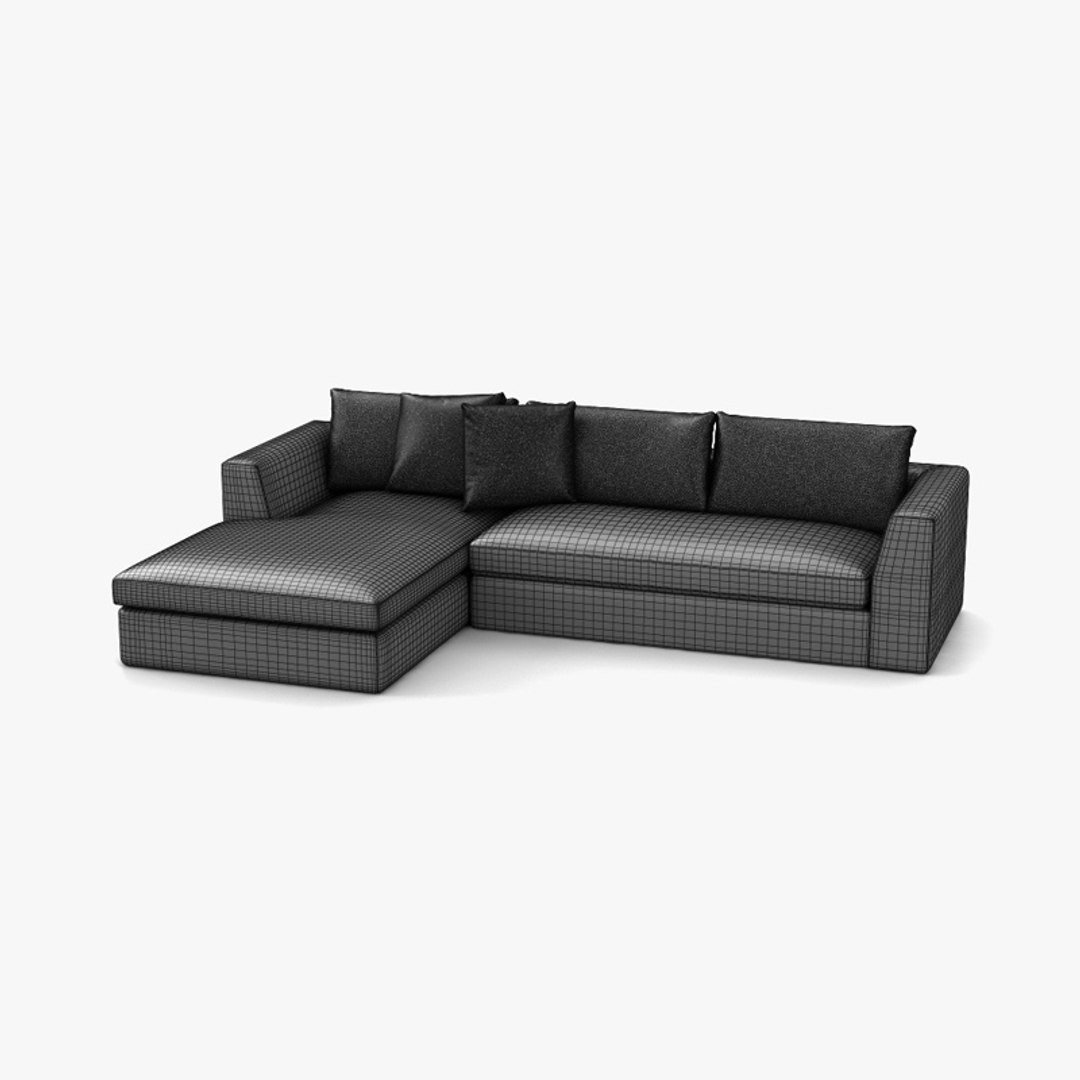 3D Model Meridiani Louis Sofa - TurboSquid 1965898