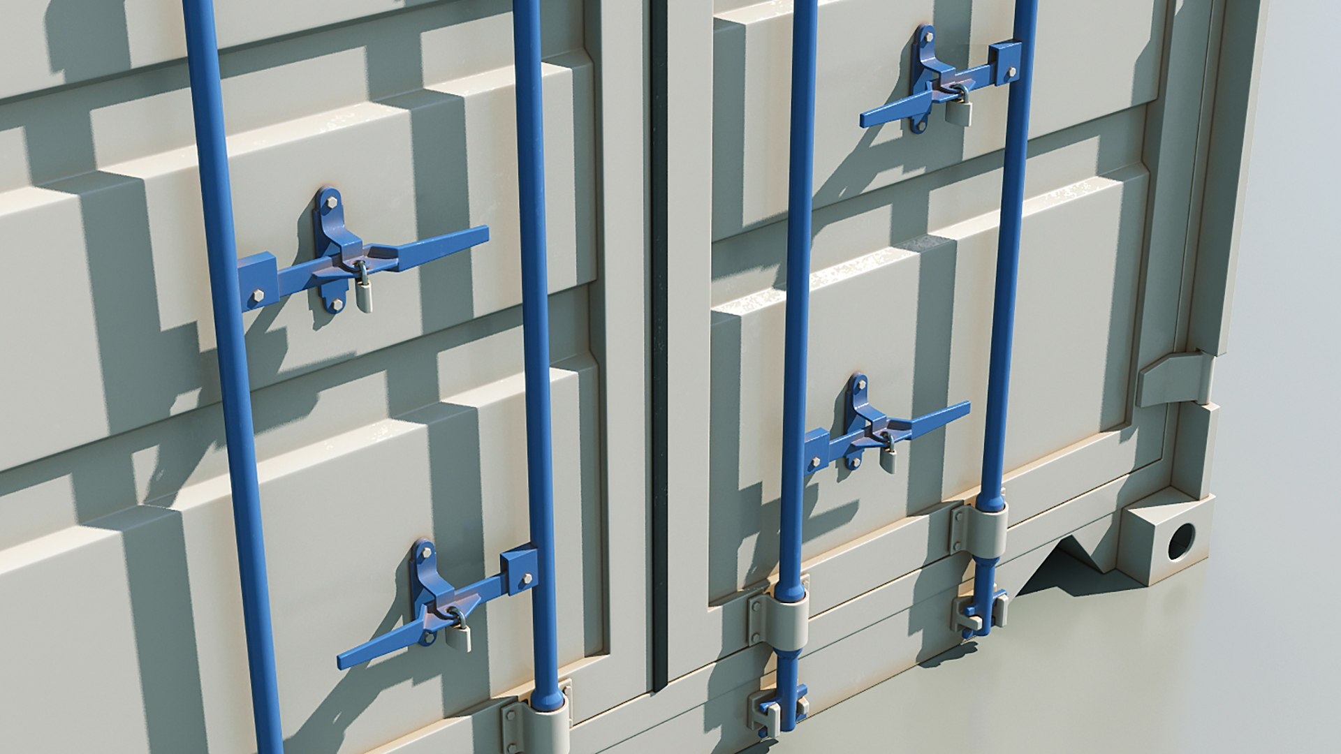 Shipping Container Refrigerator 3d Model