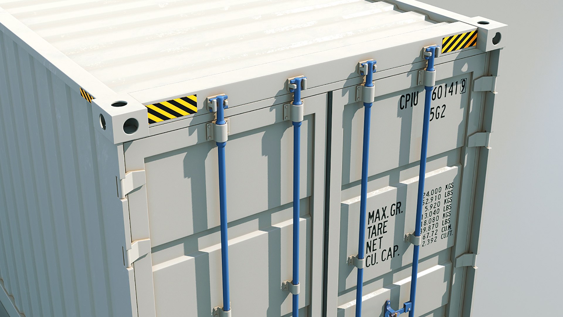 Shipping Container Refrigerator 3d Model