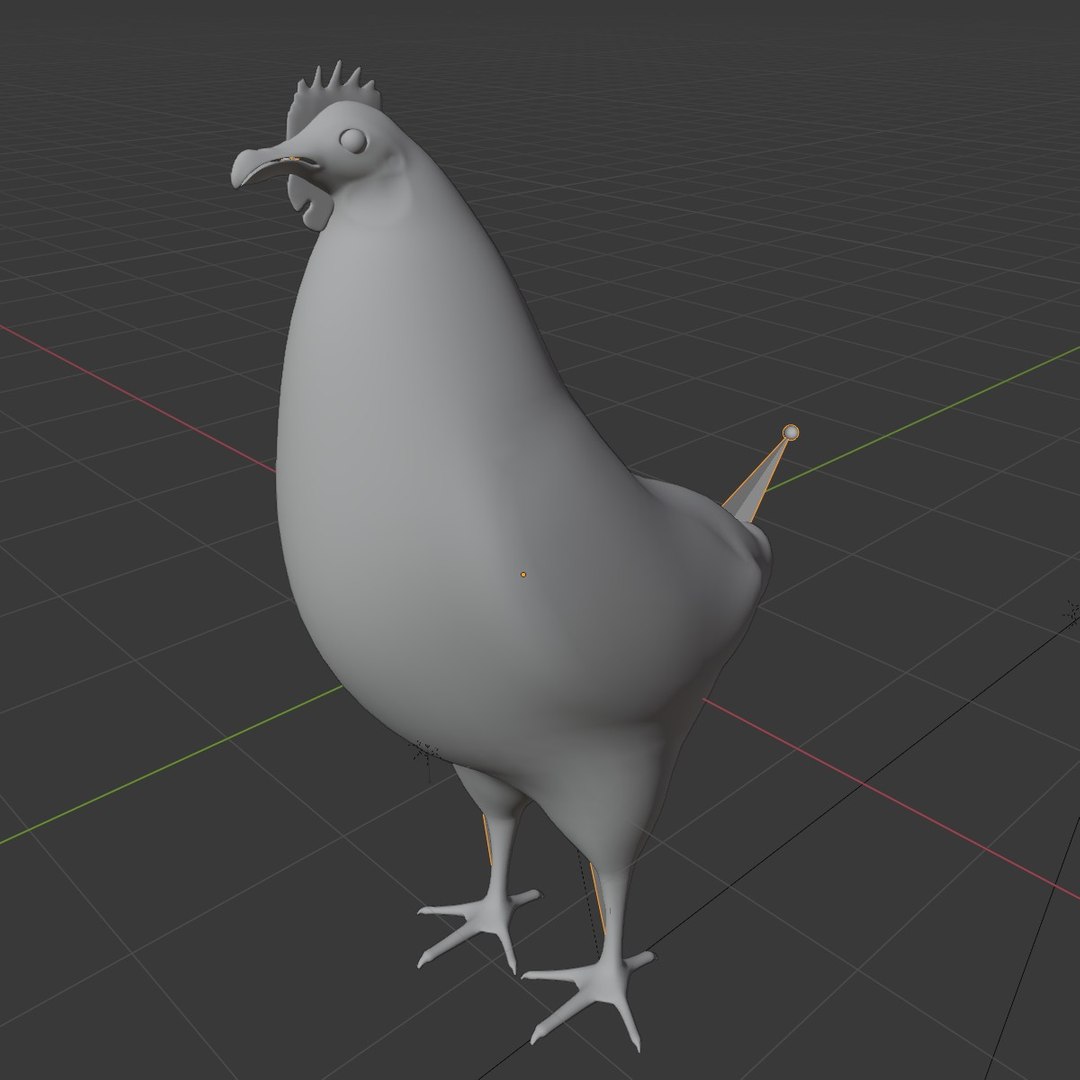 3D Chicken Rigged Model - TurboSquid 1664745