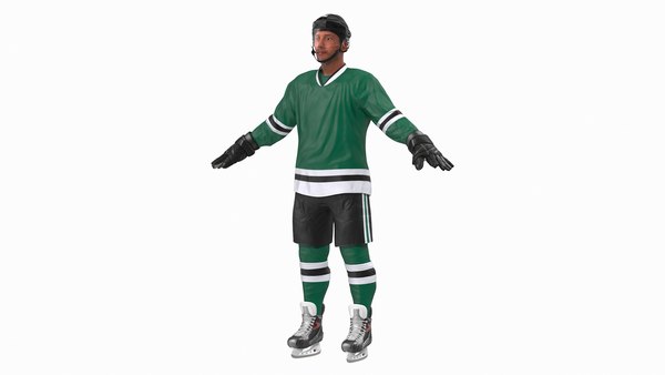 Hockey player green 3D model - TurboSquid 1508955