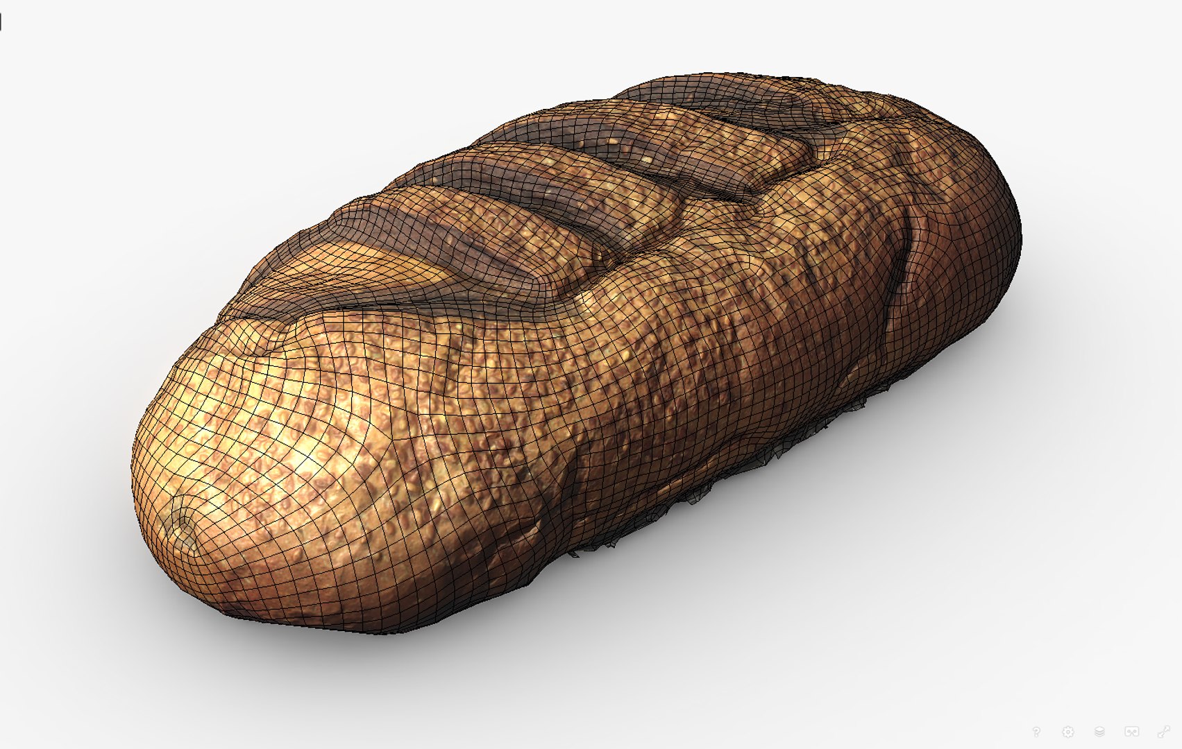 3D Bread Scan Pbr Model - TurboSquid 1567364