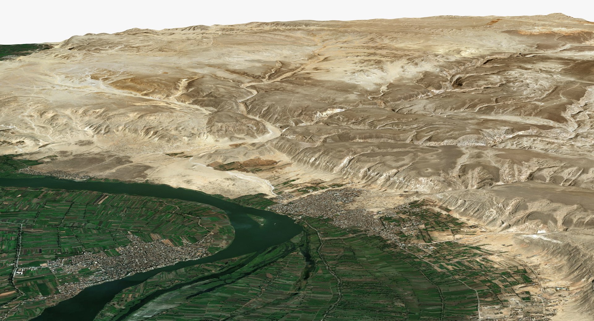 3D Nile River Old Tributary - TurboSquid 1293505
