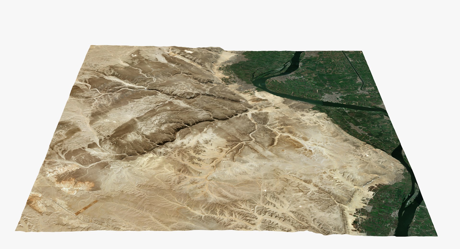 3D Nile River Old Tributary - TurboSquid 1293505