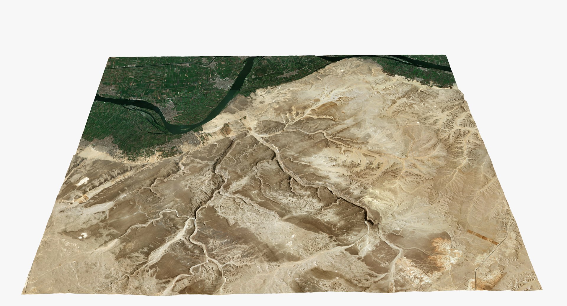 3D Nile River Old Tributary - TurboSquid 1293505