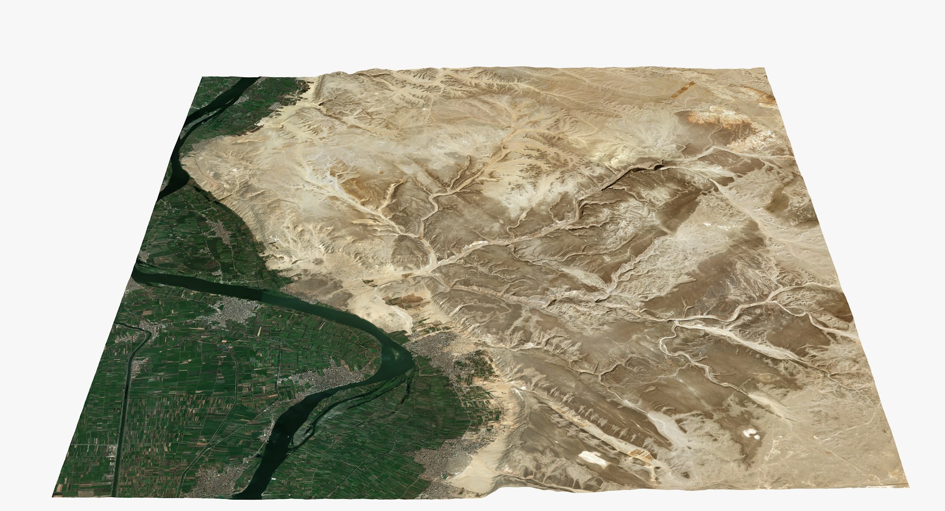 3D Nile River Old Tributary - TurboSquid 1293505