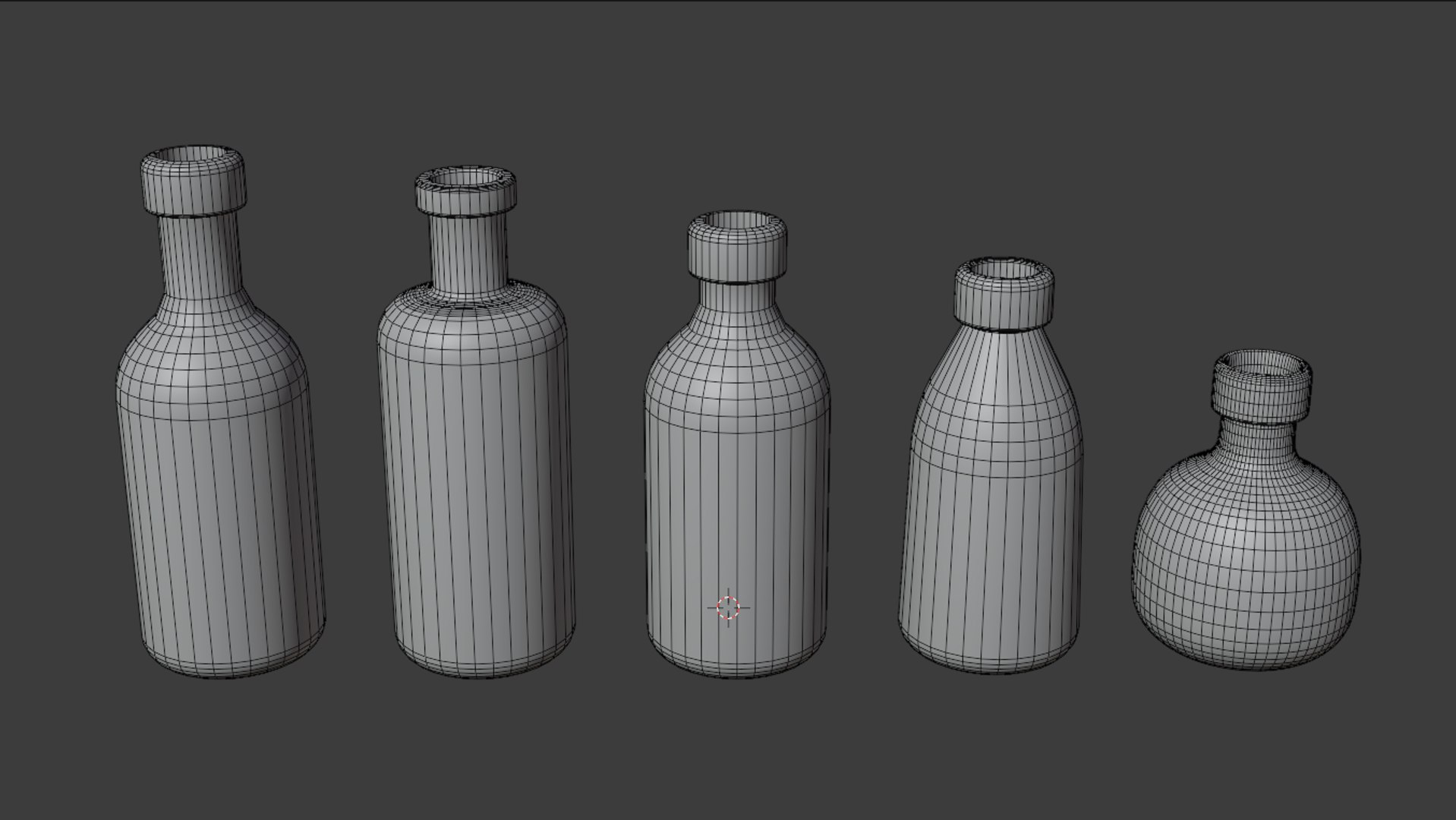 Glasflaschen Model - TurboSquid 2169528