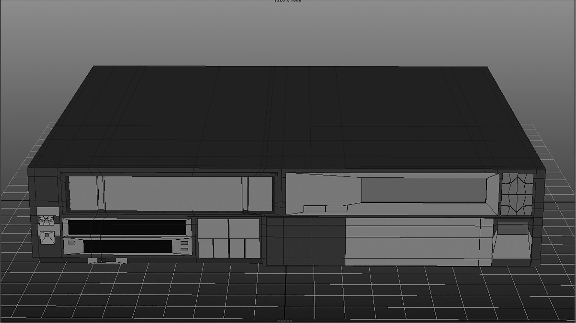 National NV-850 VCR Model - TurboSquid 2019483