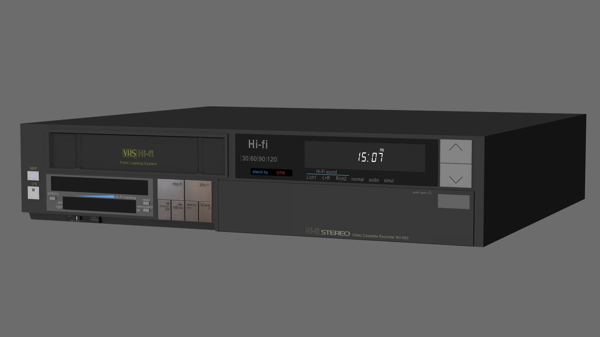 National NV-850 VCR Model - TurboSquid 2019483