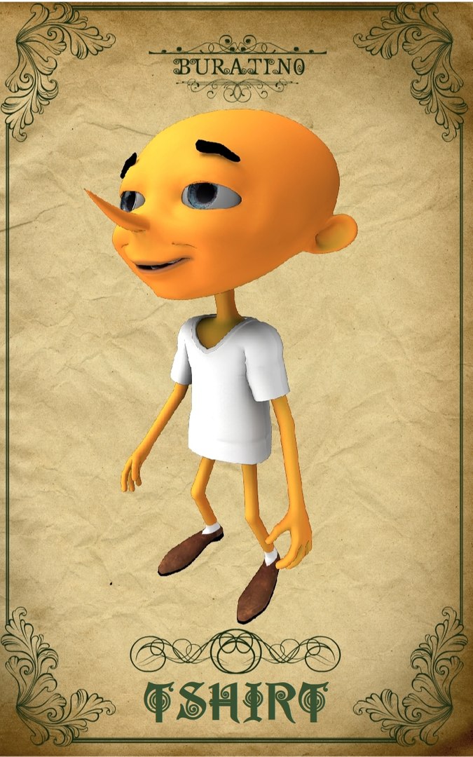 Pz3 Figures Tshirt Buratino