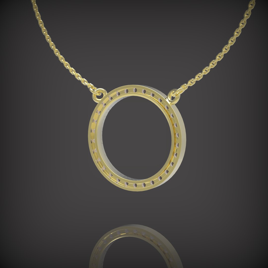 3D NECKLACE CIRCLE - TurboSquid 2182714