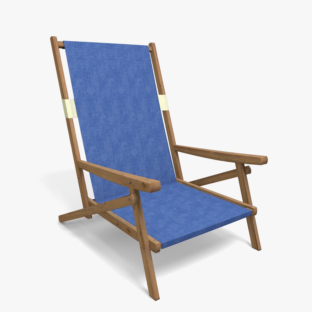 3d Beach Chair Model