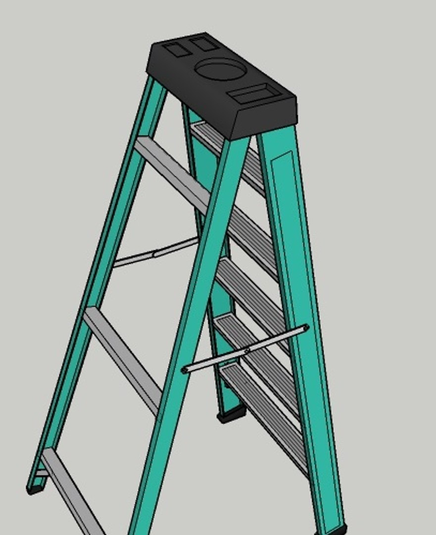 Step Ladder 3D - TurboSquid 1352775