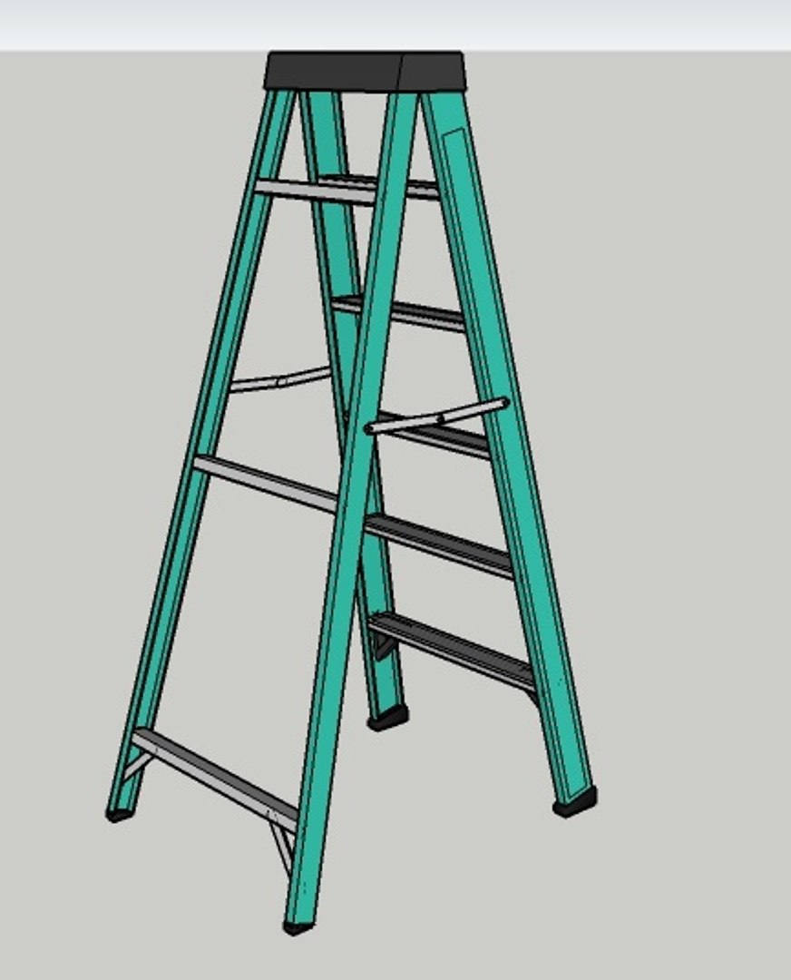 Step Ladder 3D - TurboSquid 1352775