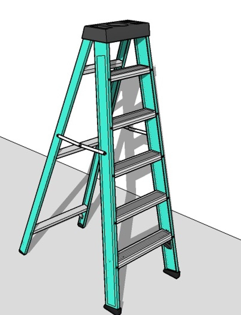 Step Ladder 3D - TurboSquid 1352775
