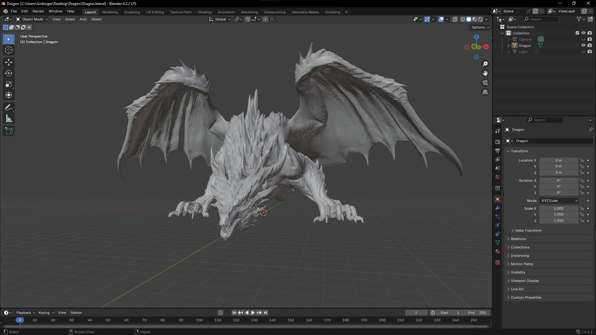 Big Dragon 3D Model - TurboSquid 2352353