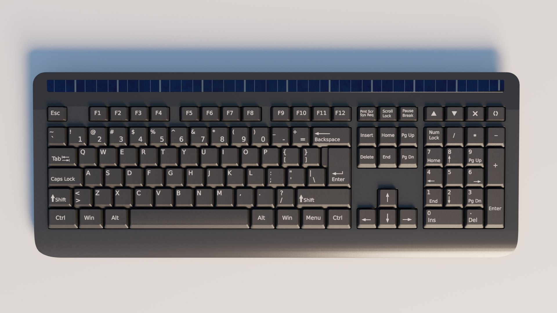 Generic Wireless Keyboard 3D - TurboSquid 1392782