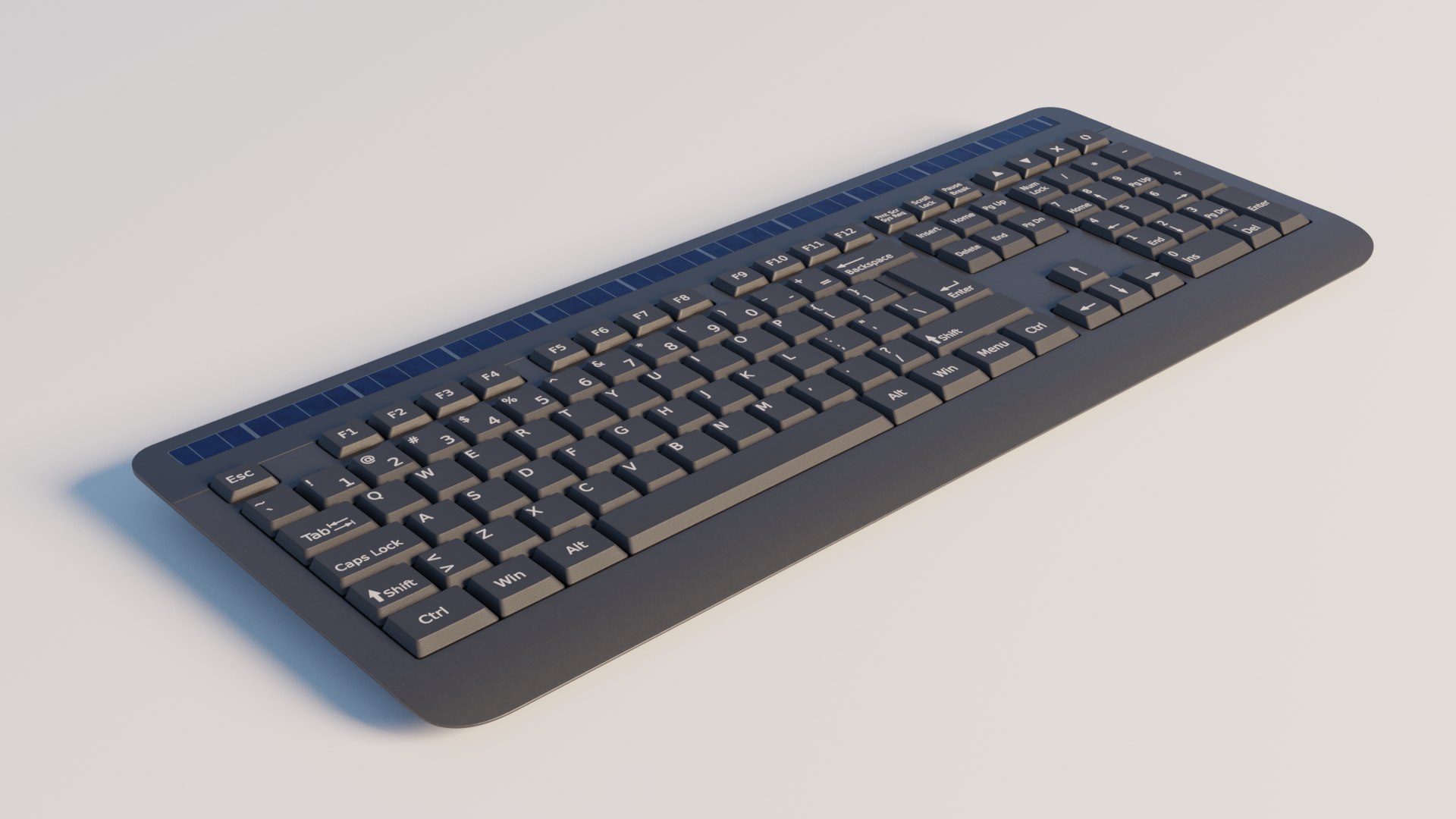 Generic Wireless Keyboard 3D - TurboSquid 1392782