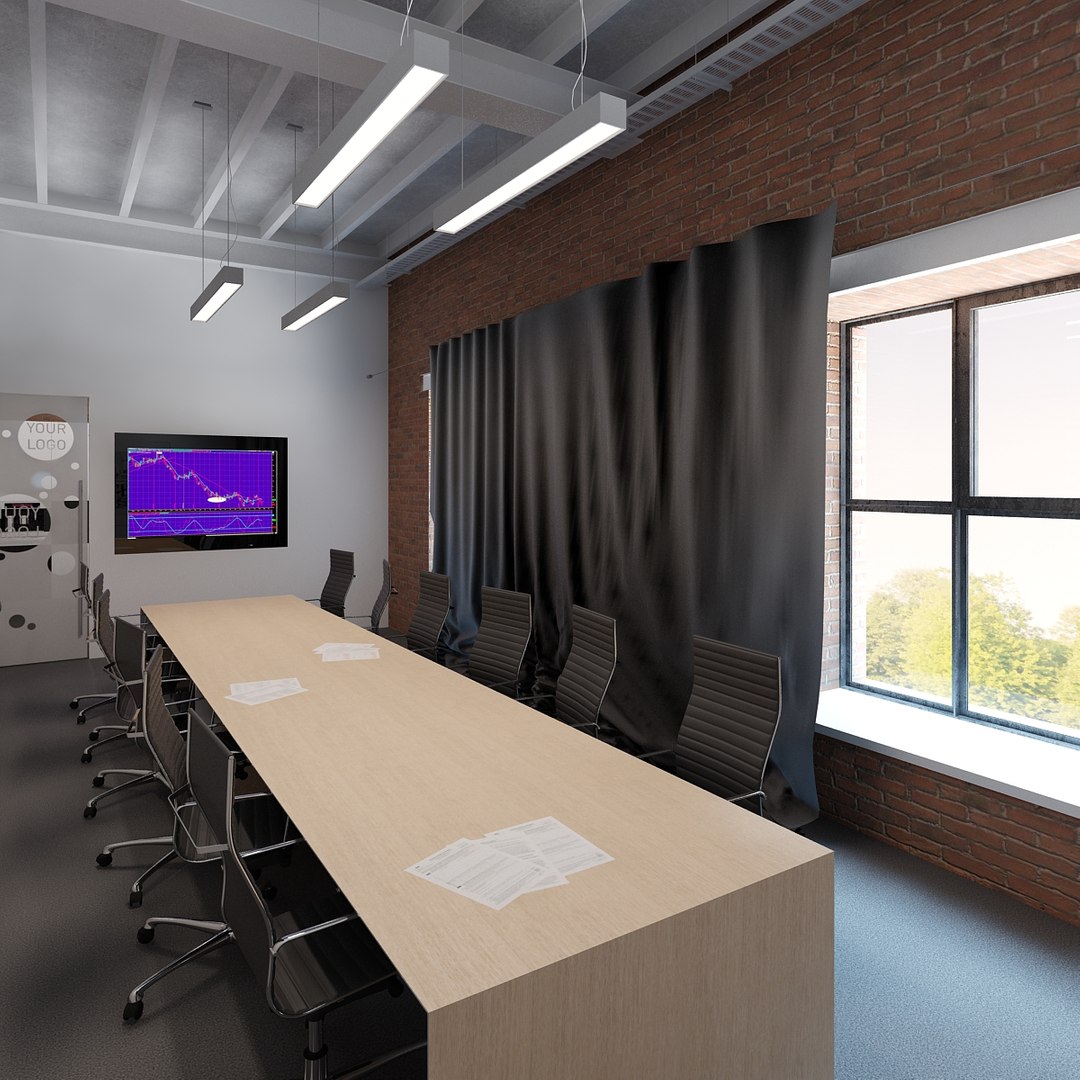 X Office Interior Conference Room