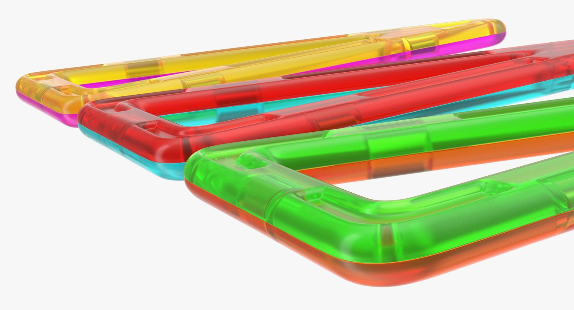 Magnetic Stretched Triangles Set 3D Model - TurboSquid 1337526