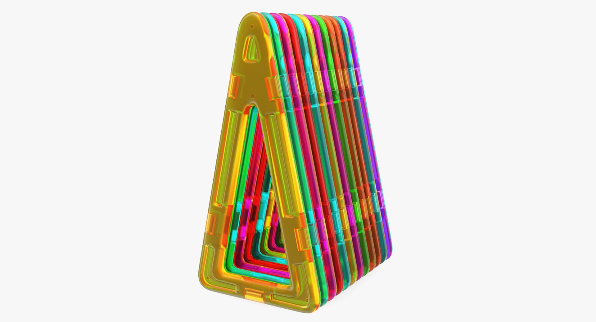 Magnetic Stretched Triangles Set 3D Model - TurboSquid 1337526