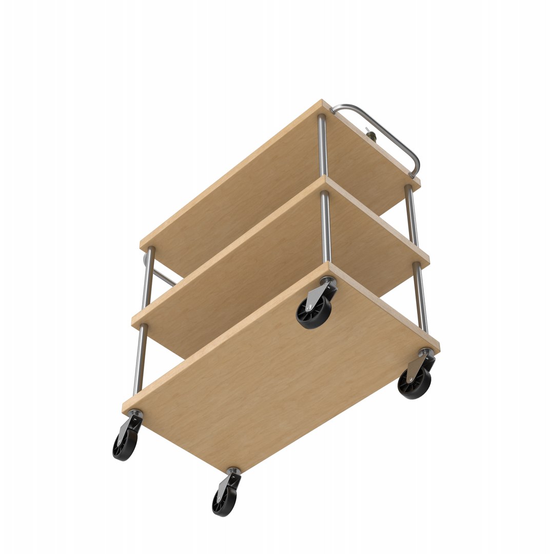 3D Service Trolley Set - TurboSquid 2168131