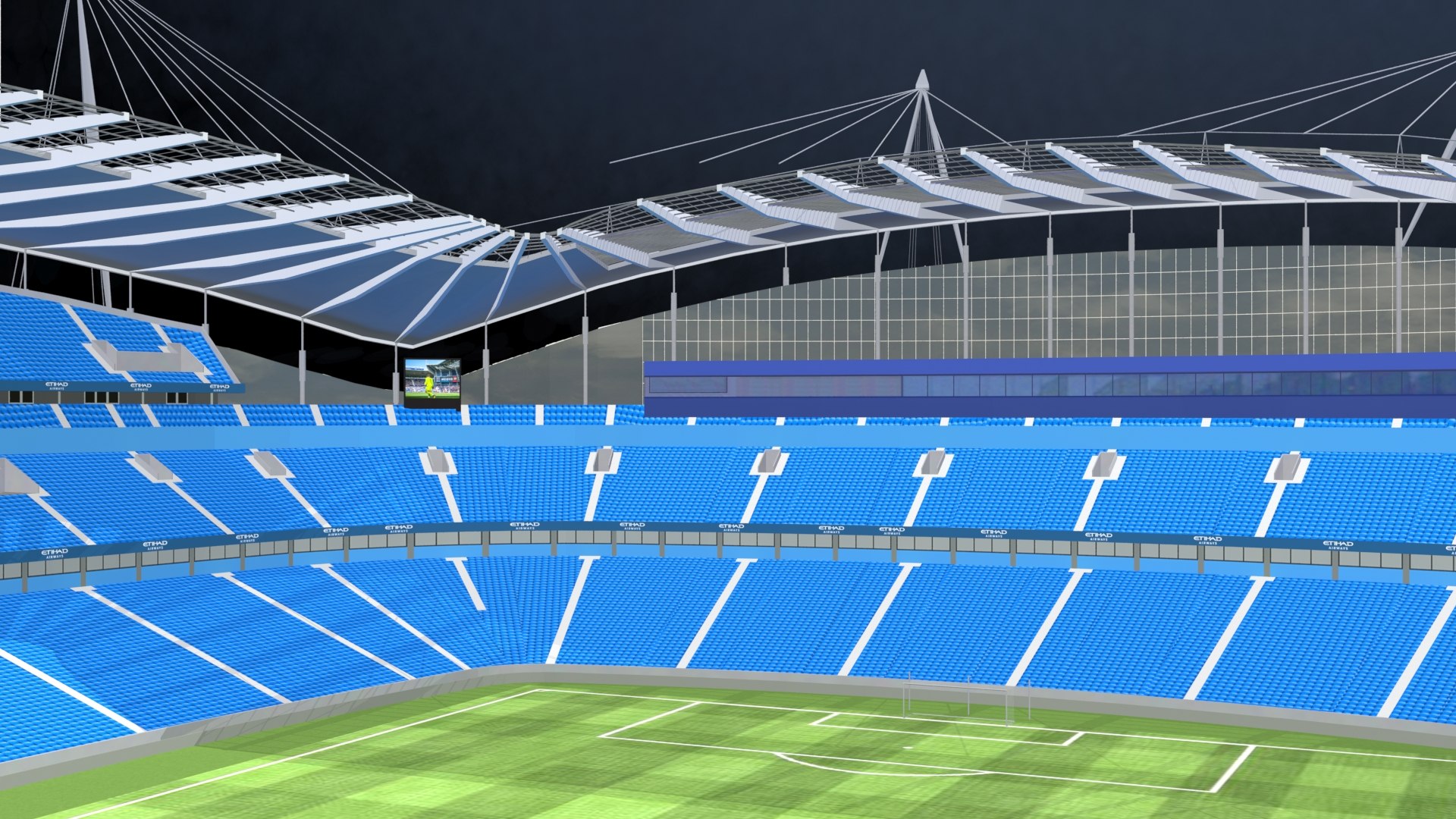 3D Model Etihad Stadium Manchester - TurboSquid 1509215