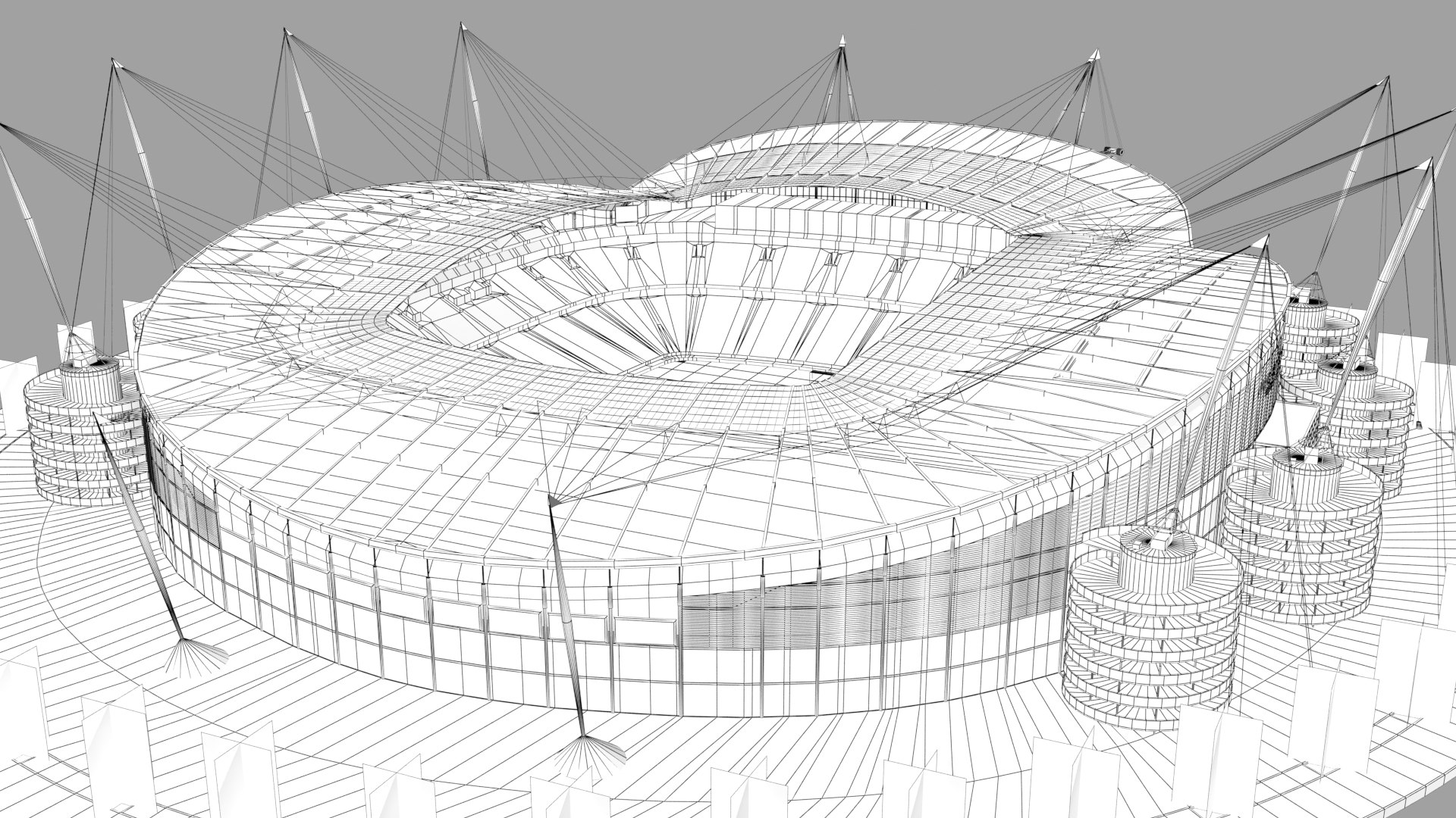 3D model etihad stadium manchester - TurboSquid 1509215