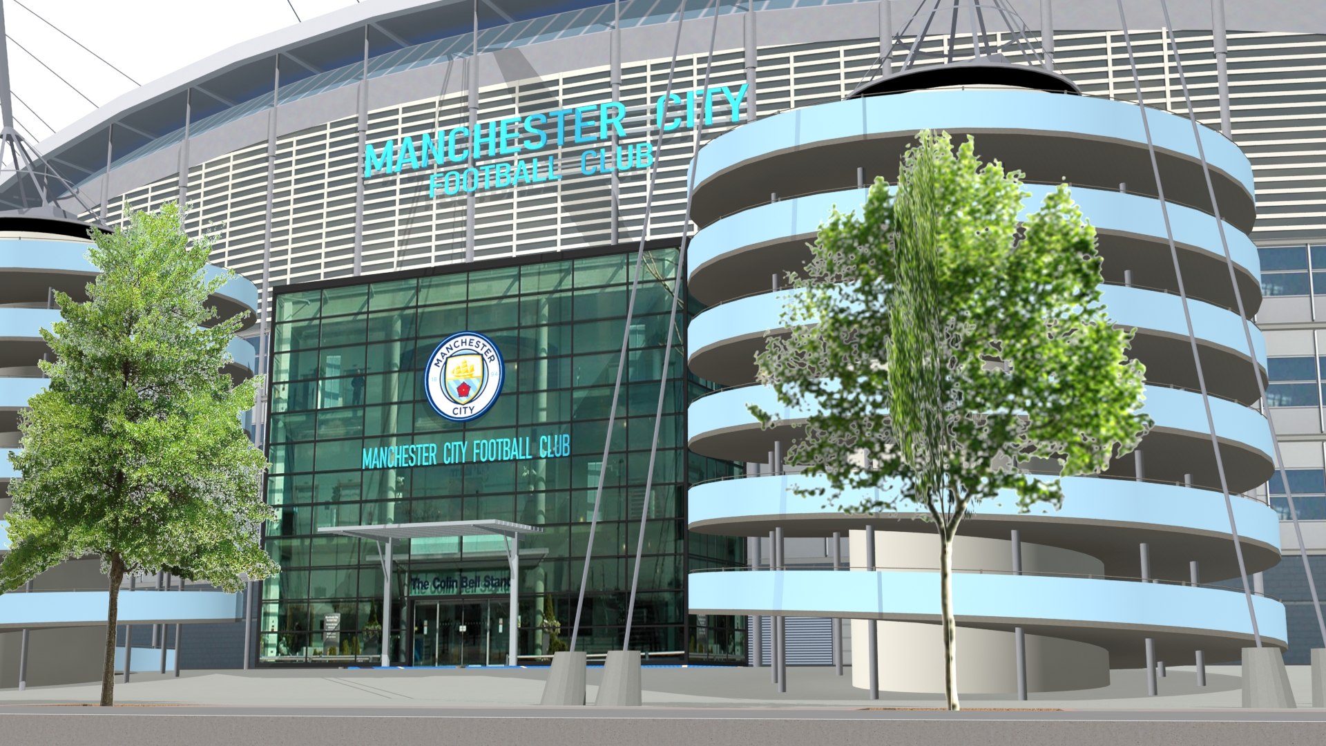 3D Model Etihad Stadium Manchester - TurboSquid 1509215