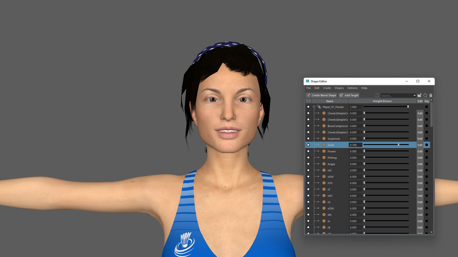 3D Model Badminton Player 01 - TurboSquid 1816096
