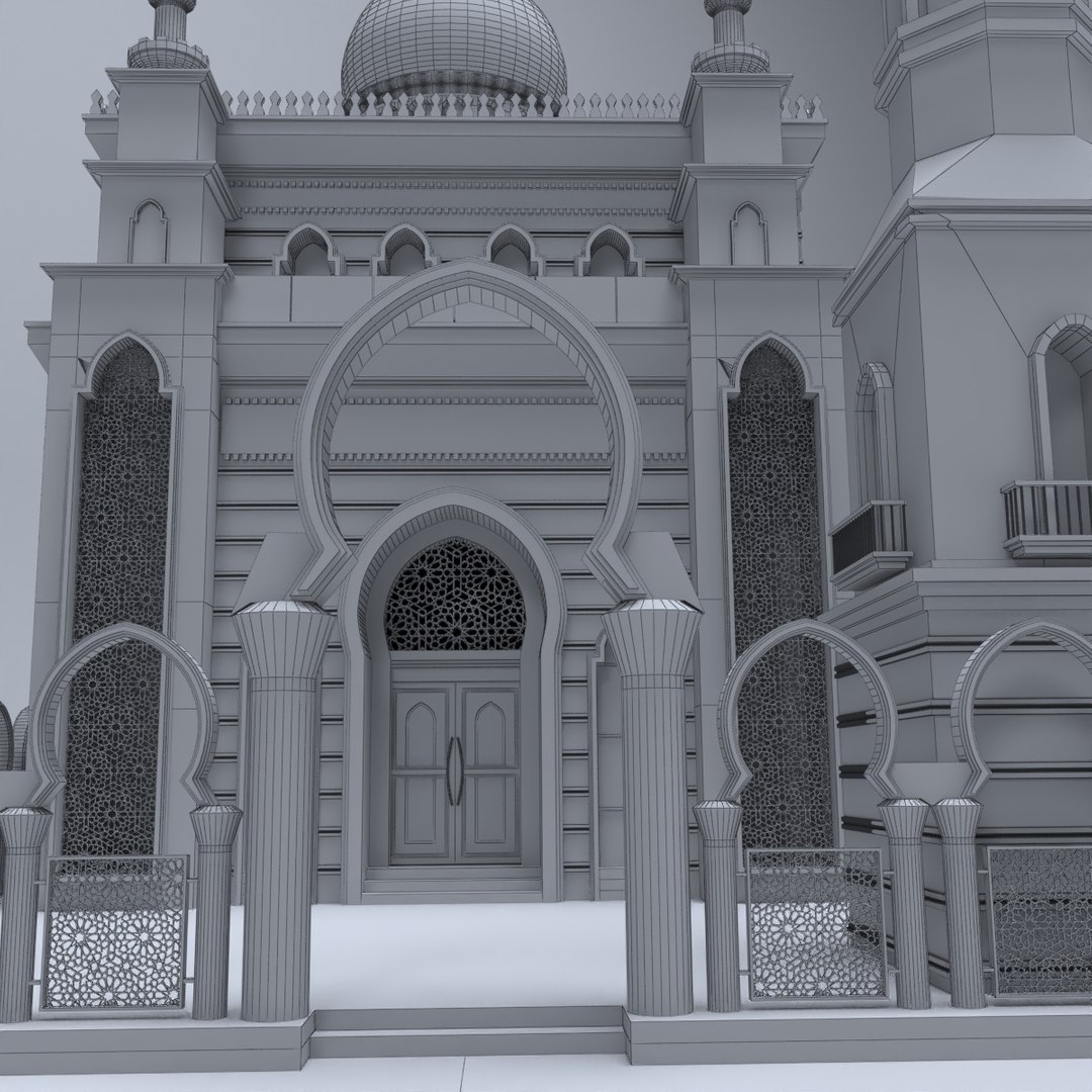 Mosque 3D model - TurboSquid 1558260