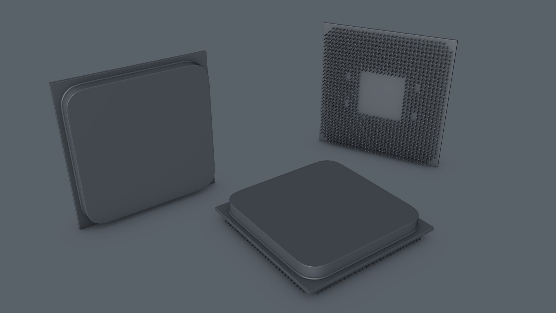 Amd Ryzen Processor 3D Model - TurboSquid 1427970