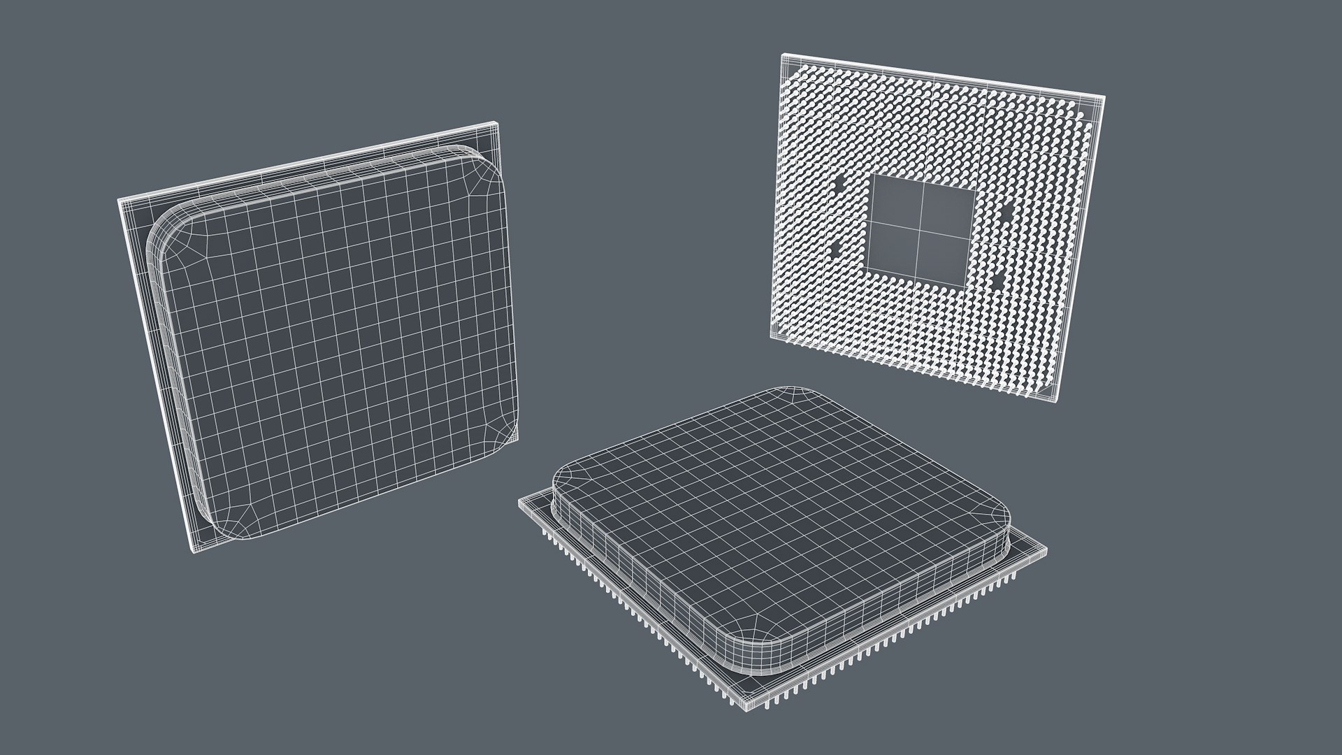 Amd Ryzen Processor 3D Model - TurboSquid 1427970