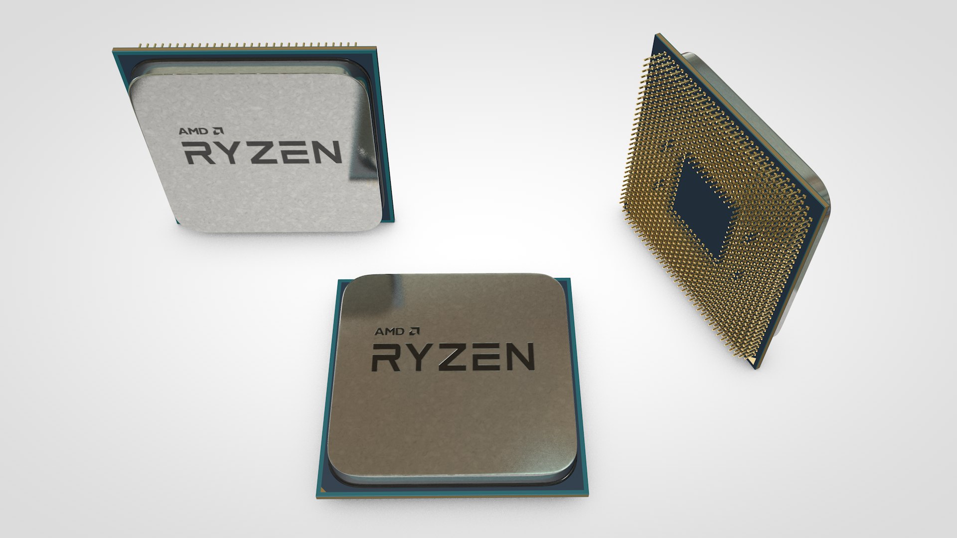 Amd Ryzen Processor 3D Model - TurboSquid 1427970