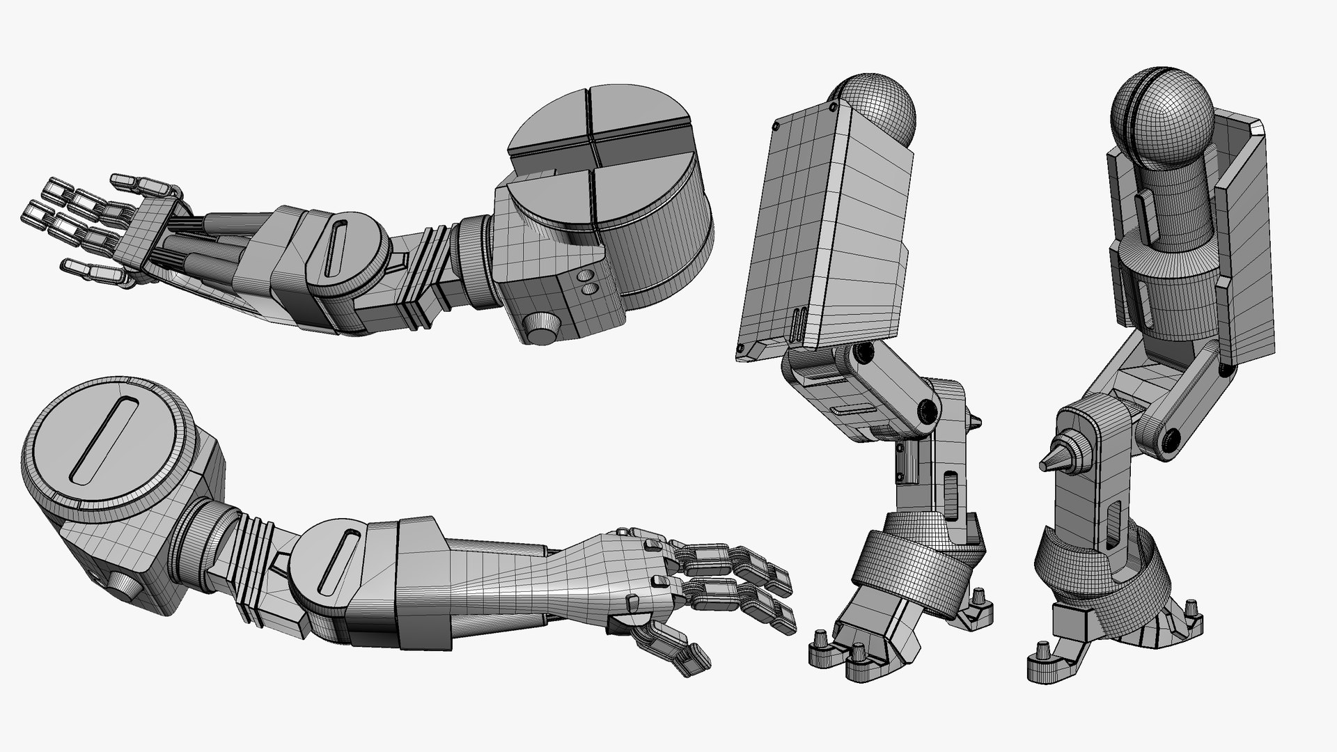 Worker Robot Model - TurboSquid 1992794