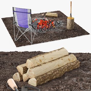 animated campfire ignition