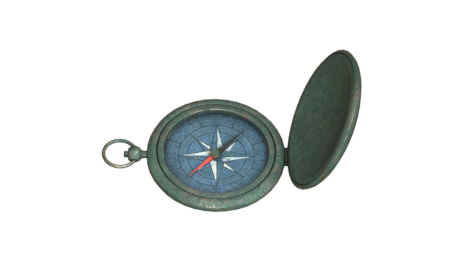 Old Compass 3D Model - TurboSquid 2343653