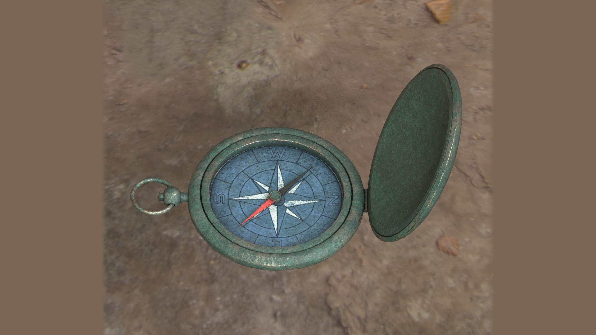 Old Compass 3D Model - TurboSquid 2343653
