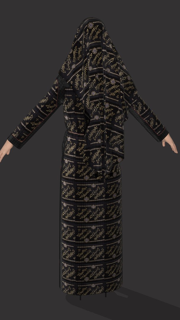 Islamic Clothing 3D model - TurboSquid 1891995