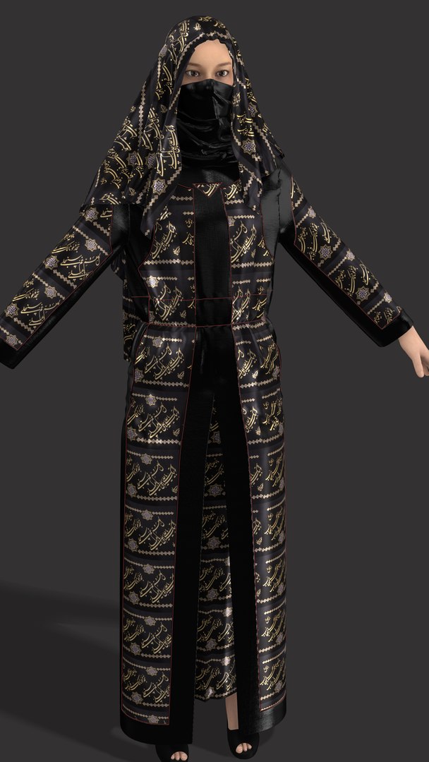 Islamic Clothing 3D model - TurboSquid 1891995
