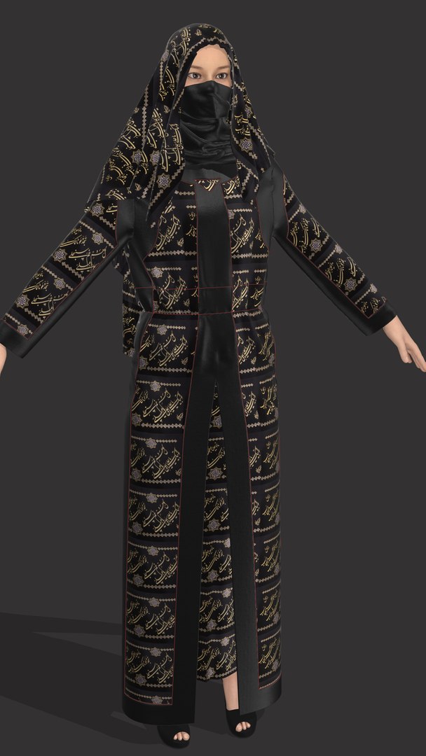 Islamic Clothing 3D model - TurboSquid 1891995