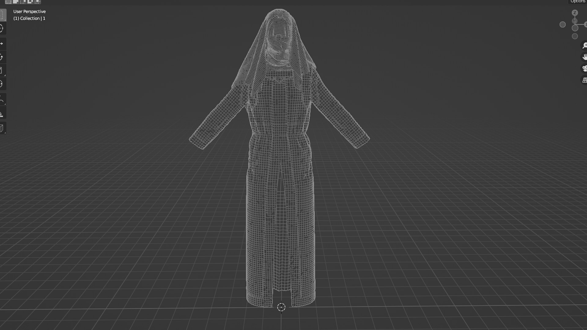 Islamic Clothing 3D model - TurboSquid 1891995