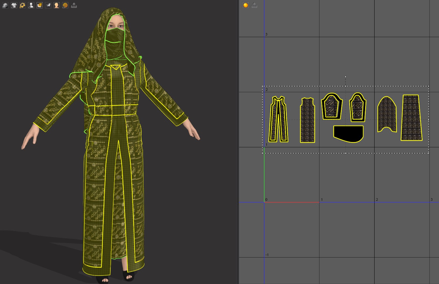 Islamic Clothing 3D model - TurboSquid 1891995