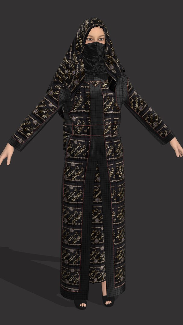 Islamic Clothing 3D model - TurboSquid 1891995