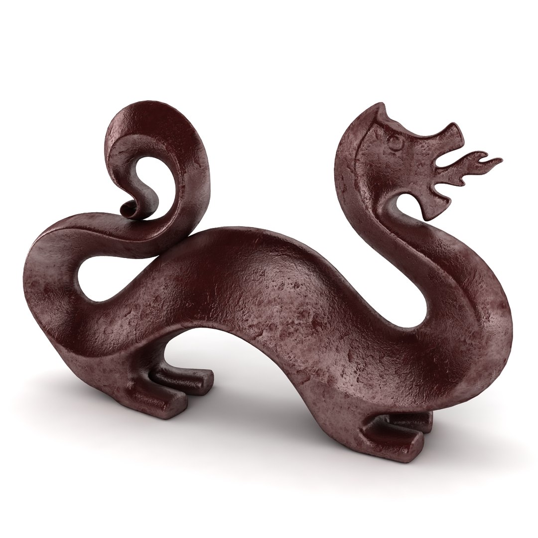 3dsmax Dragon Statue