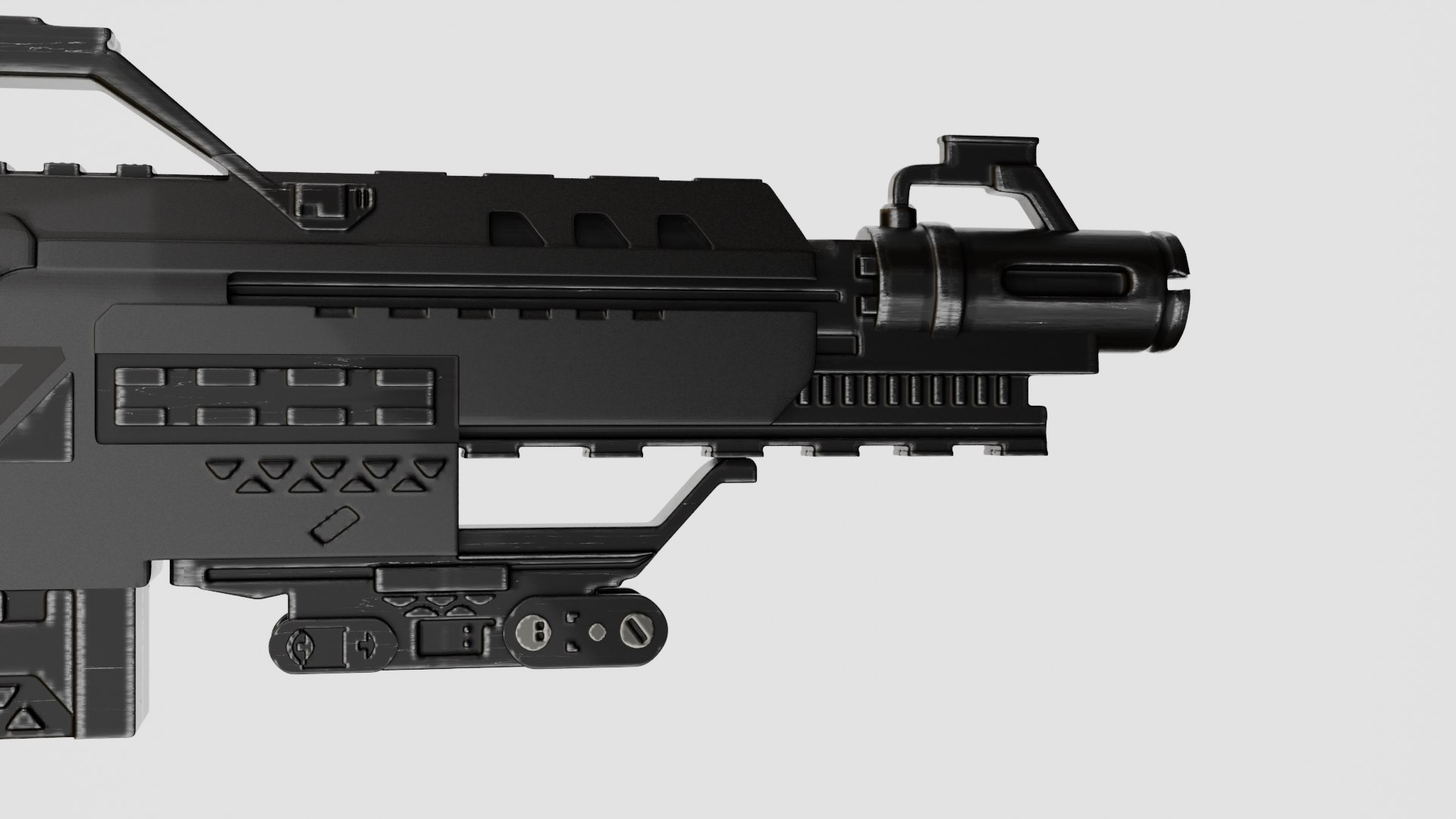 3D Model N7 ASSAULT RIFLE SILVER EDITION - TurboSquid 2235684