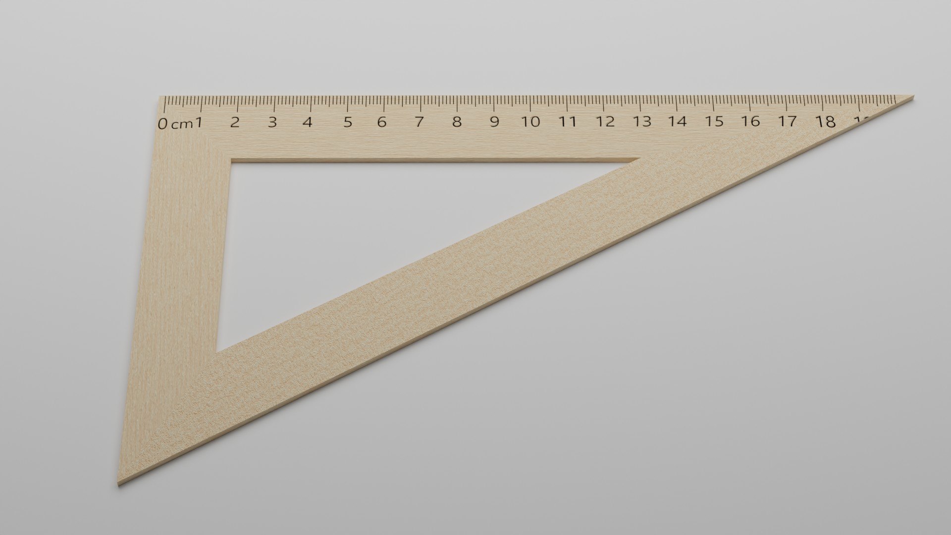 3D Triangle Ruler Model - TurboSquid 1965599