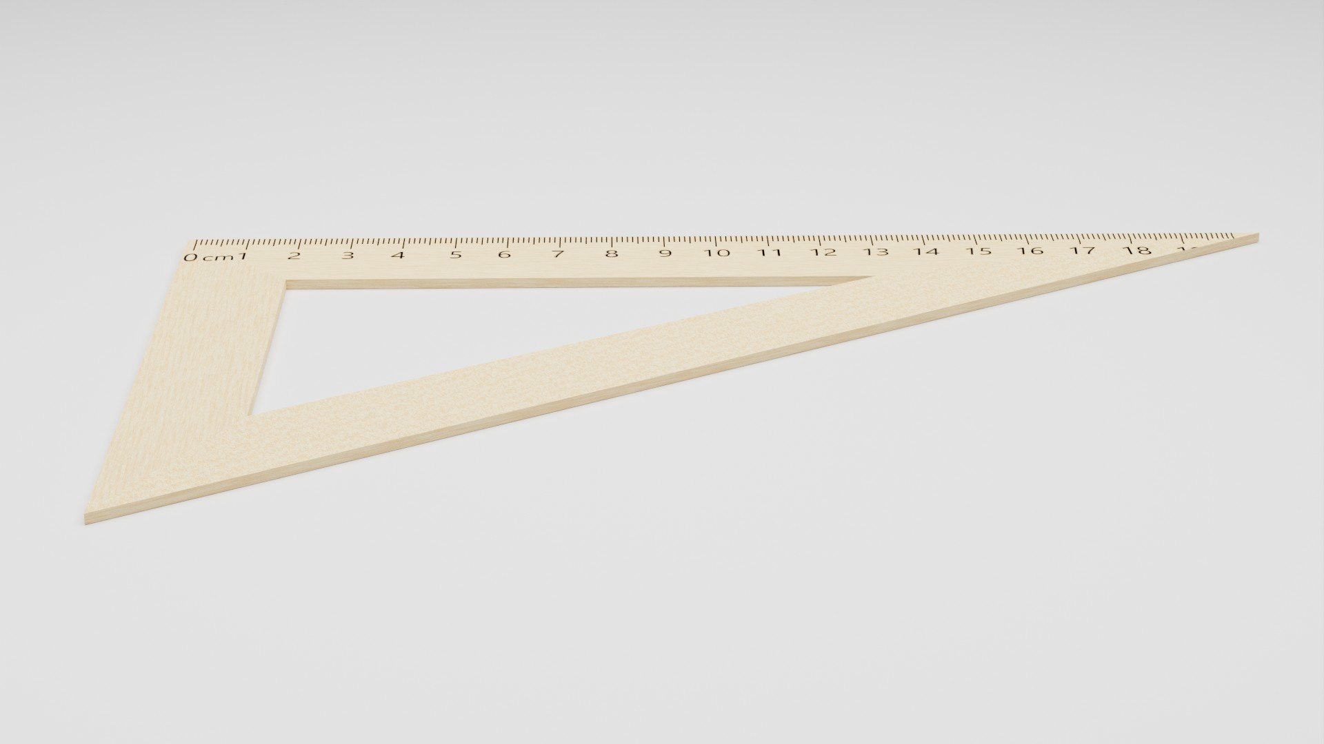 3D Triangle Ruler Model - TurboSquid 1965599