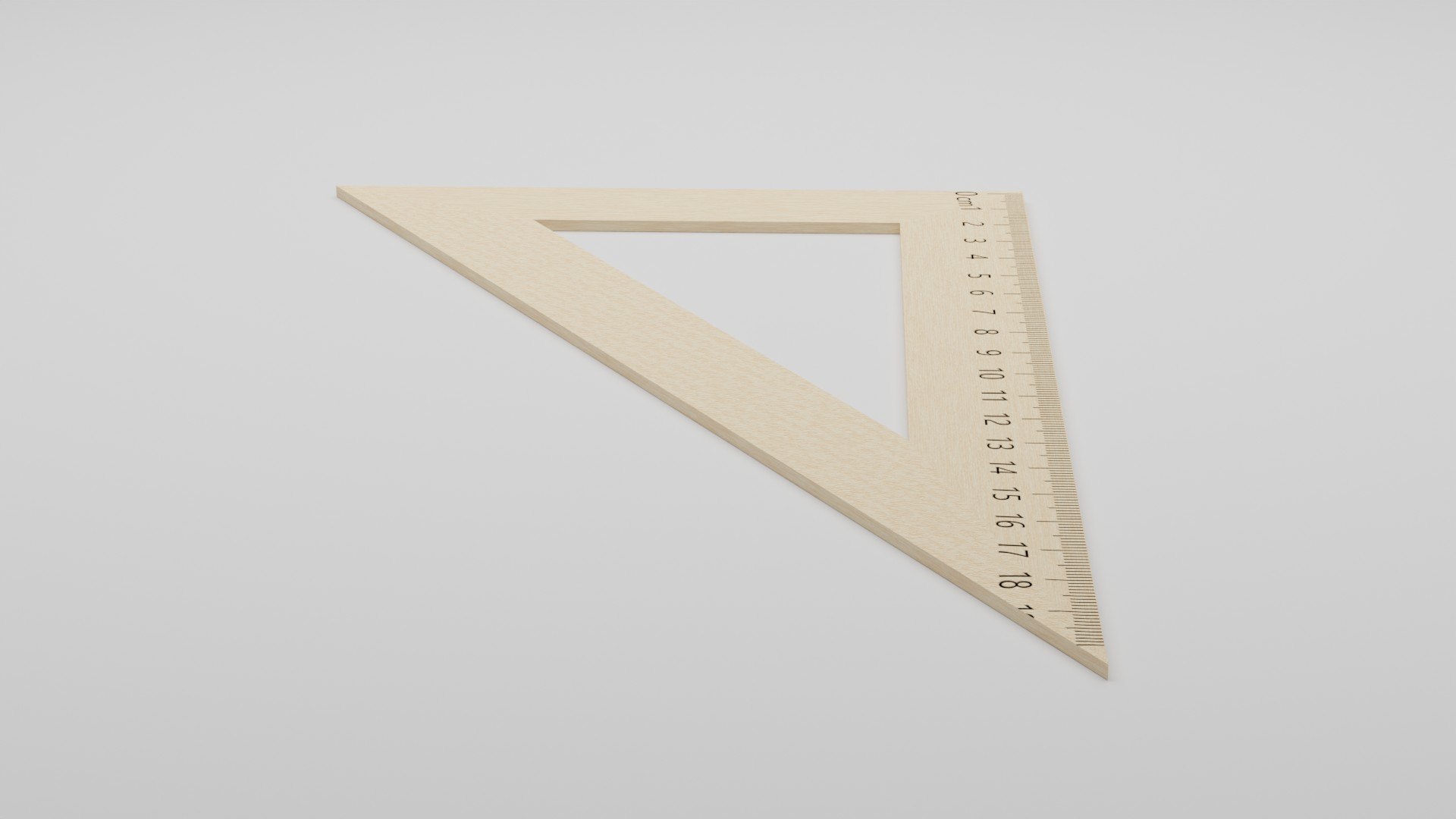 3D Triangle Ruler Model - TurboSquid 1965599